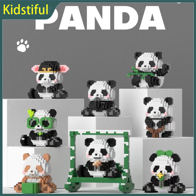 Jual Kidstiful Mainan Panda Bricks DIY Nano Block Panda Model Edukasi ...