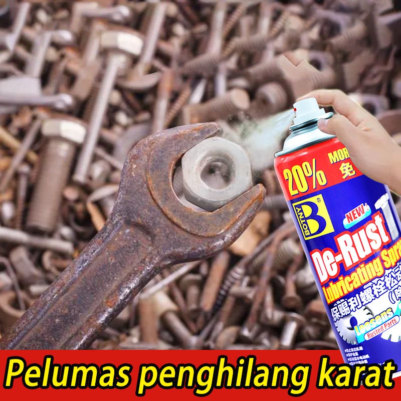 Jual pembersih karat mesin motor/Cairan Anti Karat Besi Rust Remover Cleaner 400ml/pembersih ...