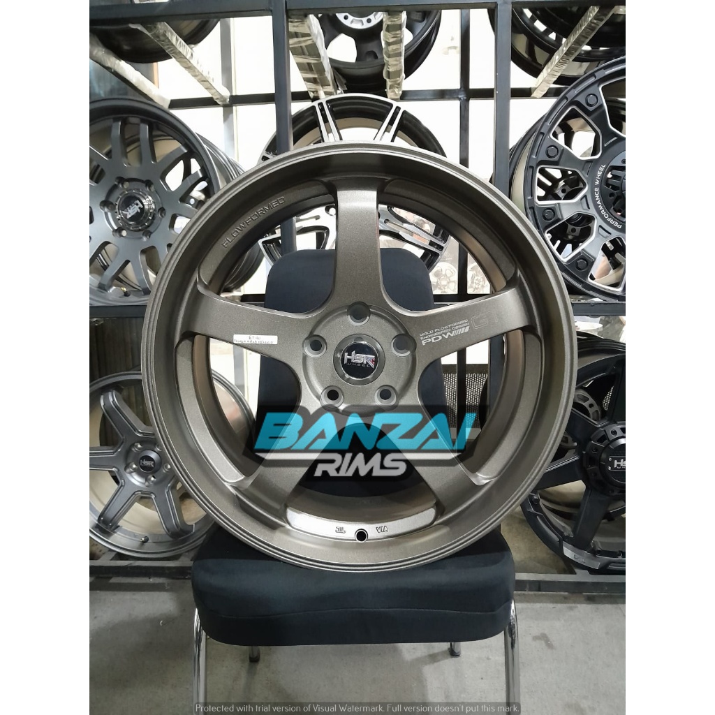 Jual Velg mobil ring 18 HSR TENDON 5x114,3 Velg racing murah ring 18 ...