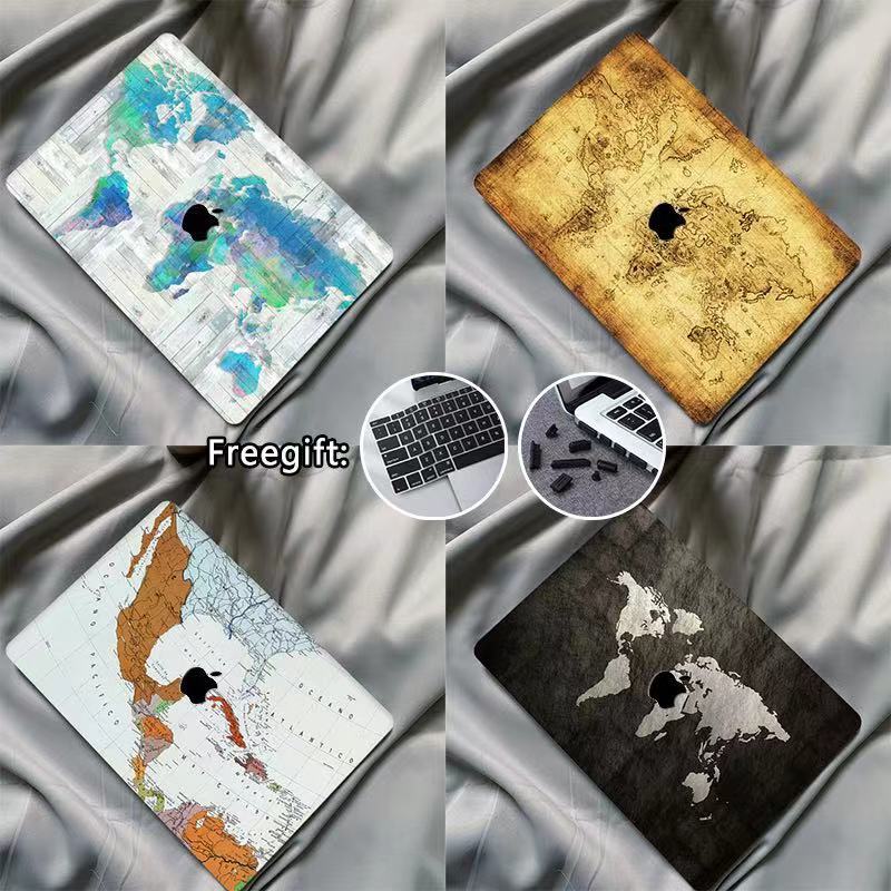 Jual Map Pattern MacBook Case 2023 New M2M1 Apple Notebook Air13/15 ...