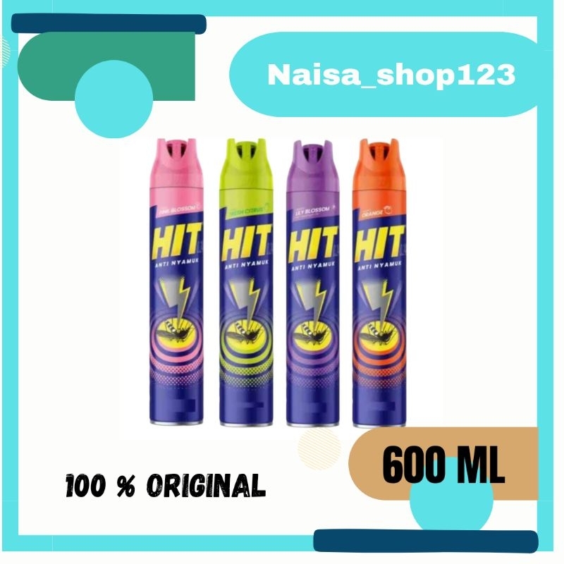 Jual hit spray obat nyamuk 600 ml / hit obat nyamuk sempat 600 ml/ hit ...