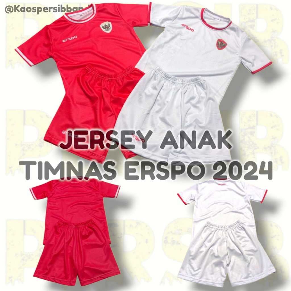 Jual DISCOUNT 50% Jersey timnas anak setelan erspo 2024 FULLPRINTING | Shopee Indonesia