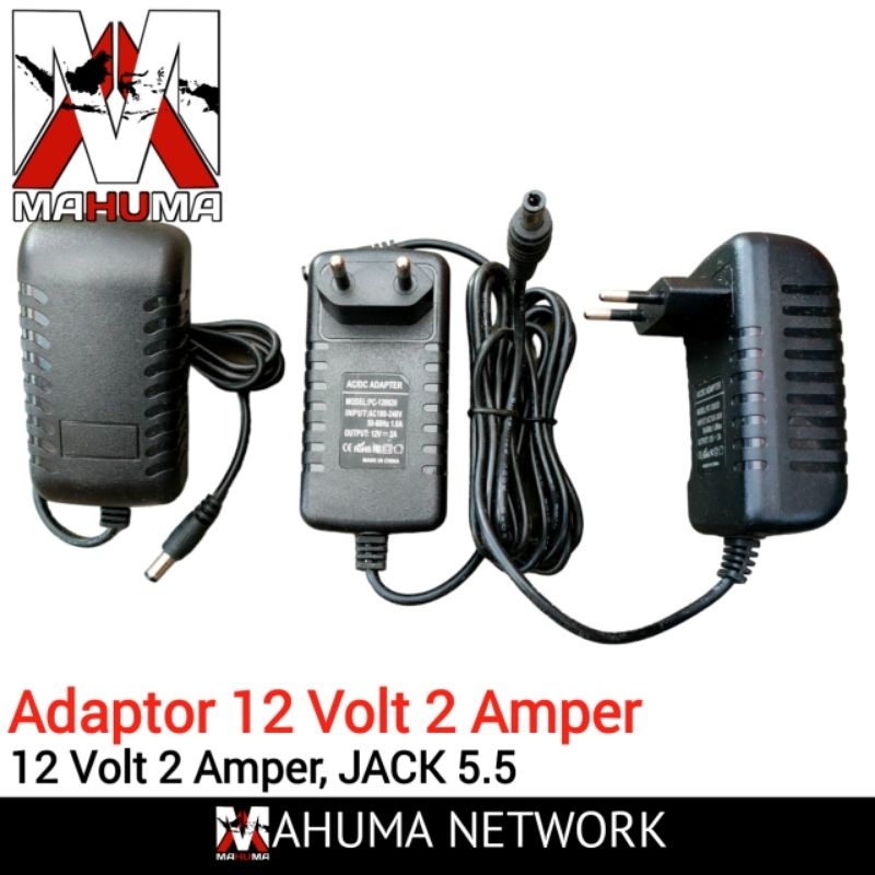 Jual adaptor adapter 12 Volt 2 Amper 12v 1a CCTV Modem Router | Shopee ...