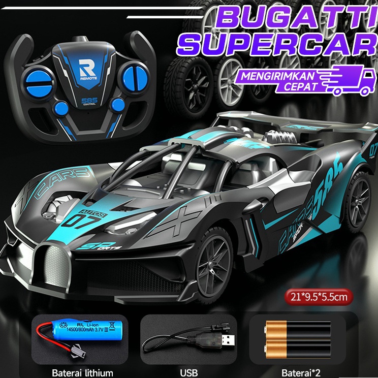 Jual USB Bugatti McLaren RC Supercar Sian 24Ghz 124 Scale Remote ...