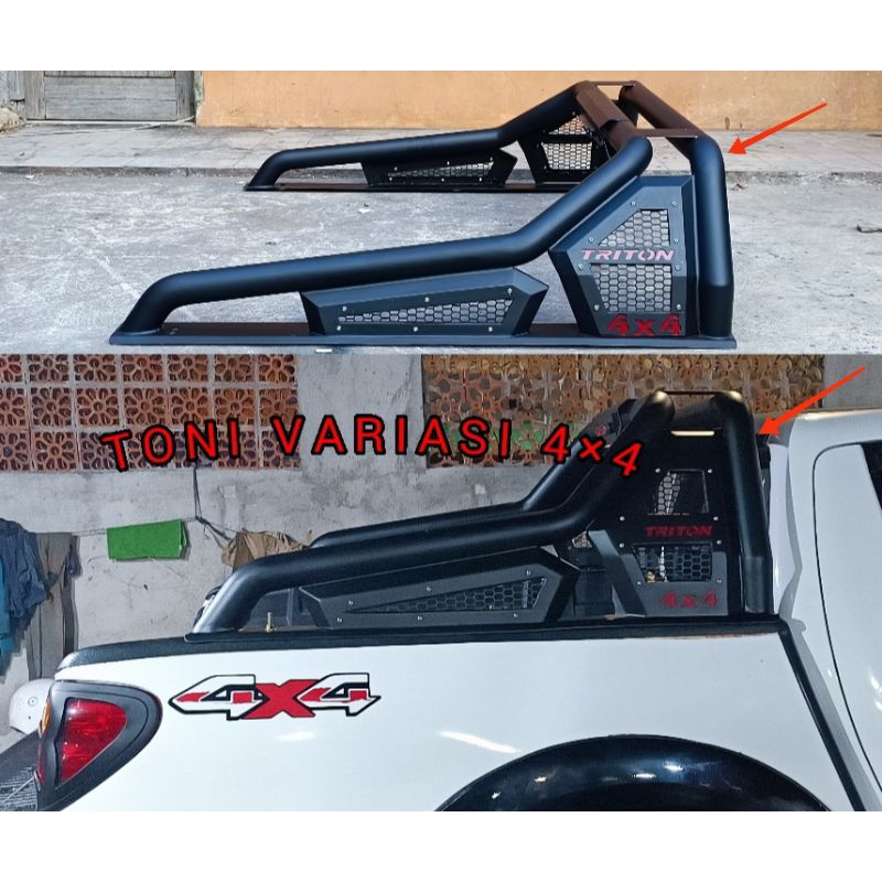 Jual Rollbar Roll Bar Double Cabin Triton 2008-2015 Model ARMOR ...