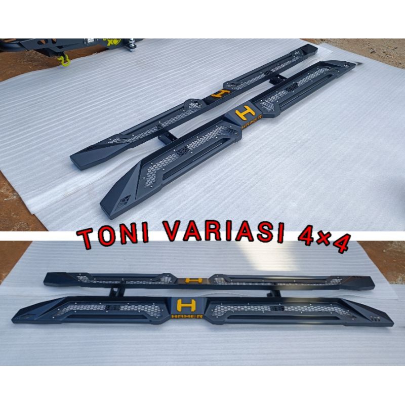 Jual Foot Step Side Step Triton FordRanger Hilux Navara Pajero Fortuner ...