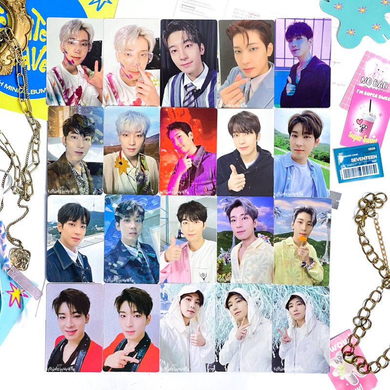 Jual (Ready Stock) Photocard Official Wonwoo Seventeen• Photocard Scoups Jeonghan Joshua Jun ...