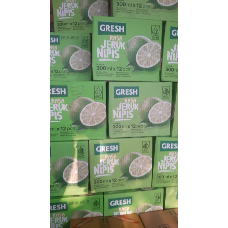 Jual gresh jeruk nipis 300ml x 12 | Shopee Indonesia