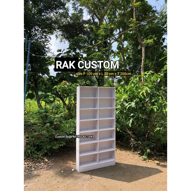 Jual rak custom,rakbuku ,rak sepatu,rak tas ,rak tas | Shopee Indonesia