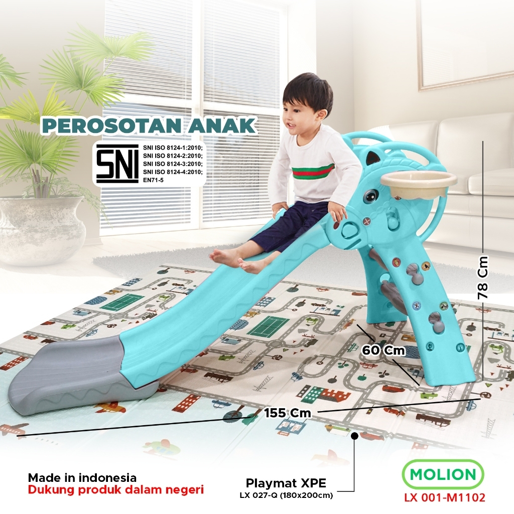Jual Speeds Molion Perosotan Anak Karakter Playground Seluncuran 001-1102 1101 1104 1105 1106 ...