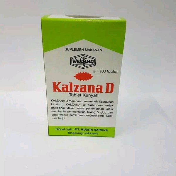 Jual KALZANA D(PEMBENTUKAN TULANG DAN GIGI)100'S | Shopee Indonesia