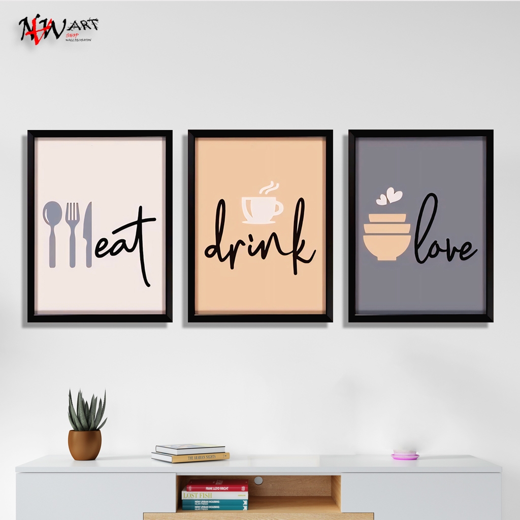 Jual Sticker dapur Hiasan dinding kitchen Pajangan dinding aesthetic ...