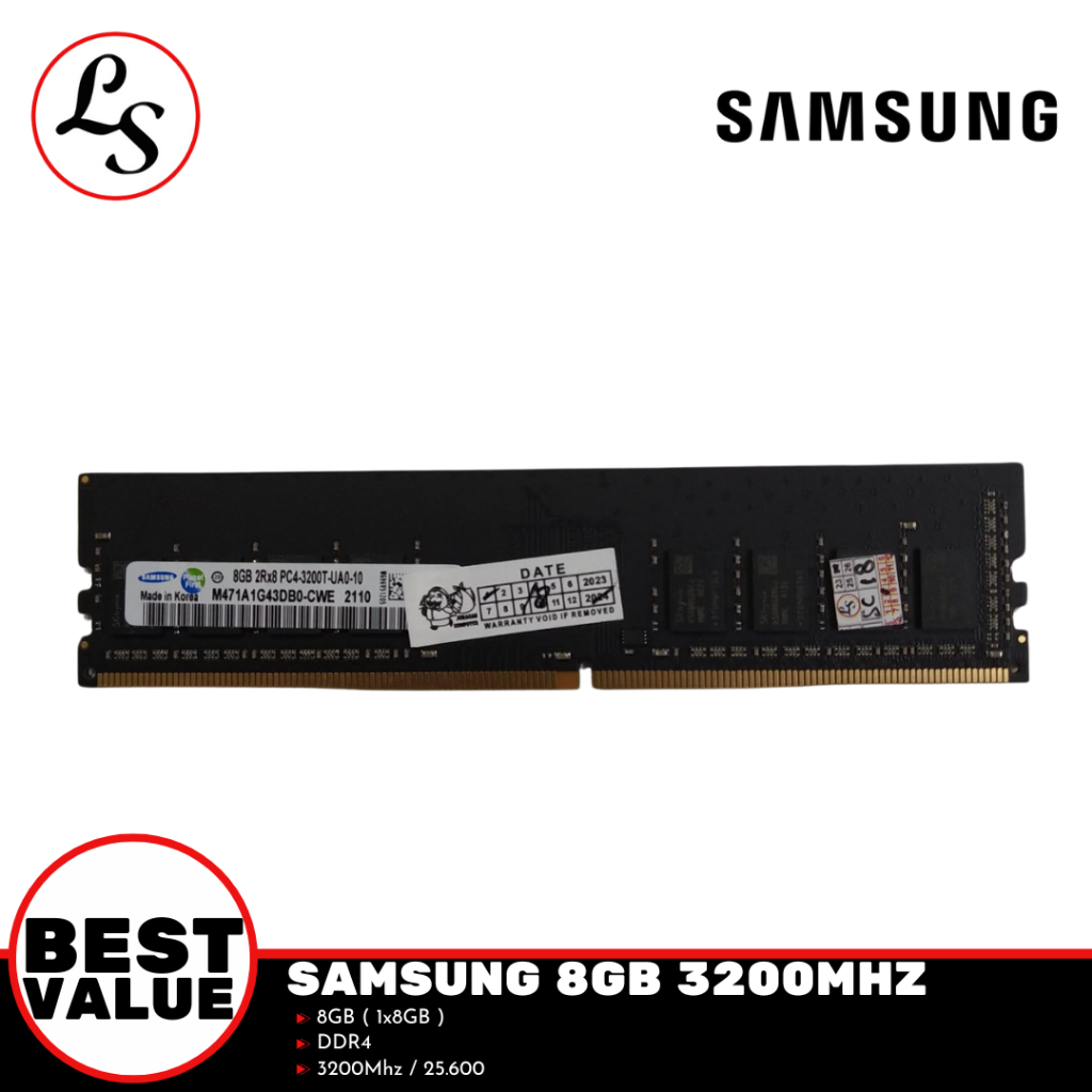 Jual SAMSUNG RAM 8GB 2666 Mhz / PC 21300 DDR4 For PC | Shopee Indonesia