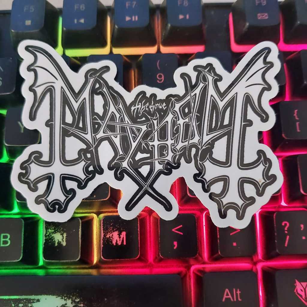 Jual Stiker Band MAYHEM - STICKER MOTOR / HELM / LAPTOP / HP ...