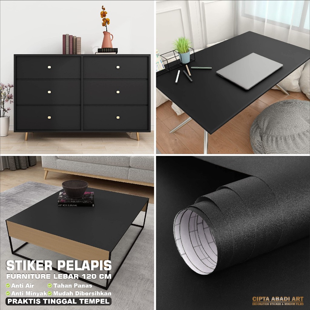 Jual PVC SHEET Stiker Furniture Lemari Meja Kitchen Set Kaca Anti Air ...