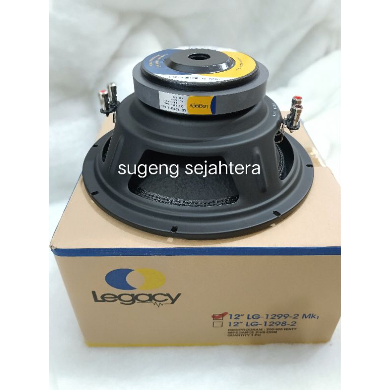 Jual SPEAKER SUBWOOFER 12 INCH LEGACY 1299-2 Mk1 DOUBLE COIL | Shopee Indonesia