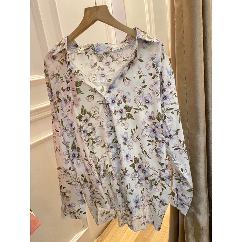 Jual Kemeja Motif Bunga/Kemeja Rayon | Shopee Indonesia