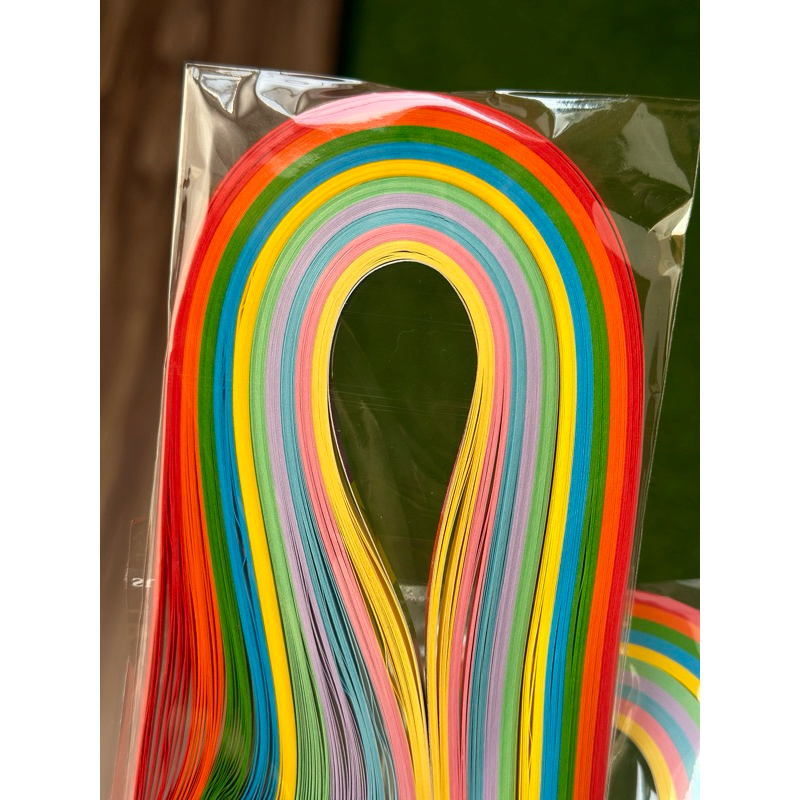 Jual Kertas Paper Quilling Rainbow 0.5 cm / Kertas Origami | Shopee ...