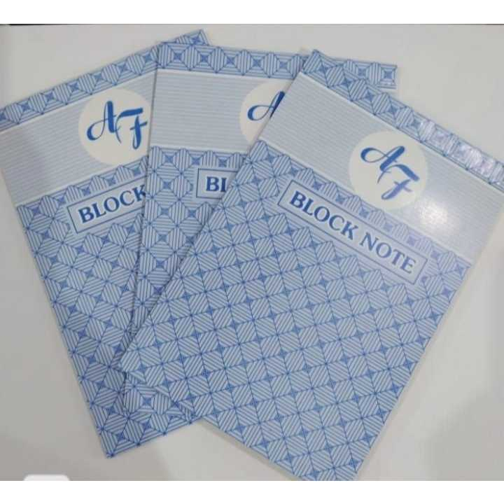 Jual Block Note AF / Blok Note / Memo / Nota / Kertas / notes book ...