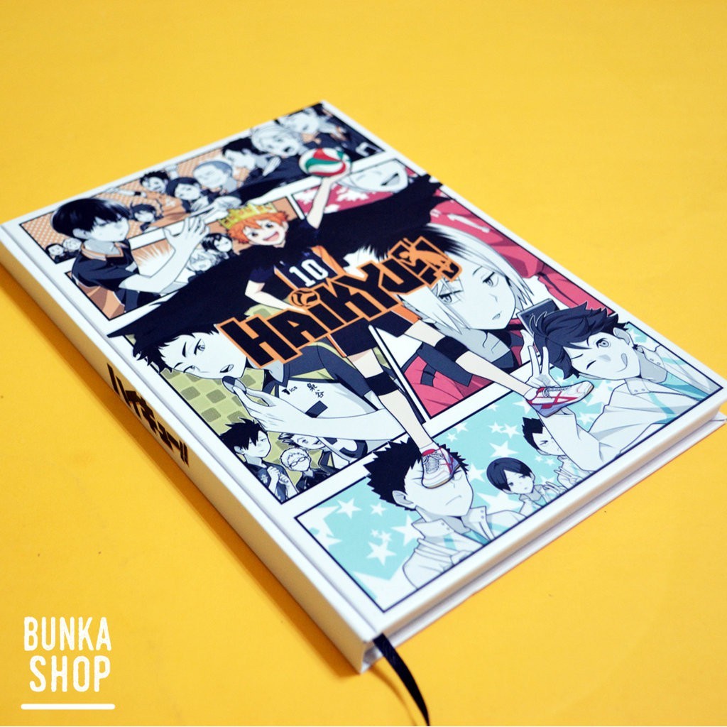 Jual Pocketnote Anime Haikyuu Full Character Hardcover A6 Buku Tulis ...