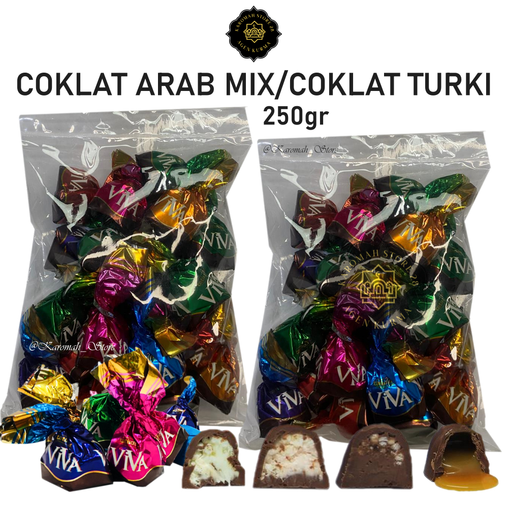 Jual COKLAT ARAB MIX[250gr]//coklat truffle premium | Shopee Indonesia