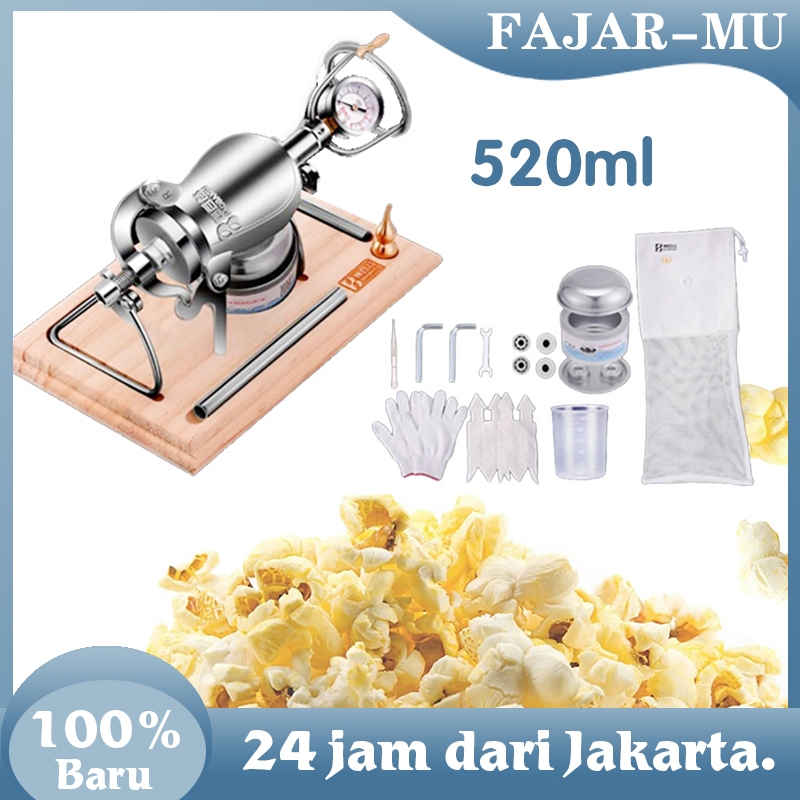 Jual Mesin Popcorn Manual 1 Set Popcorn Maker Retro Popcorn Machine ...