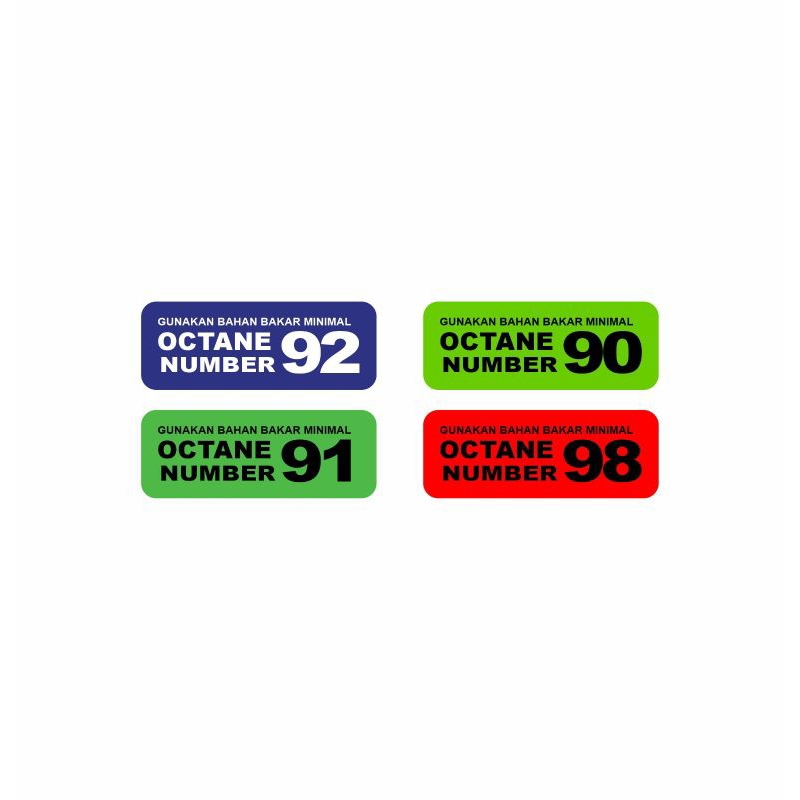 Jual stiker octan number print&cut | Shopee Indonesia