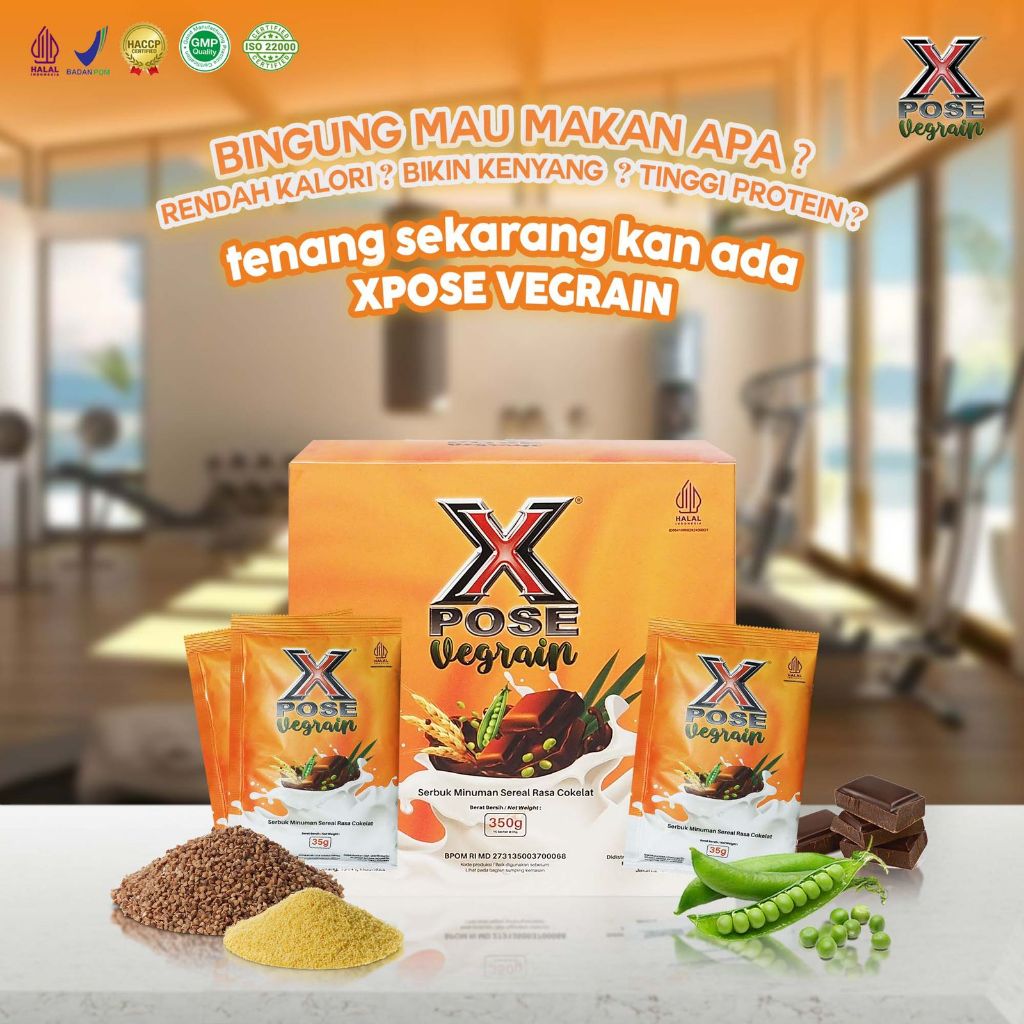 Jual XPOSE Vegrain Meal Replacement Tinggi Protein Rendah Kalori ...