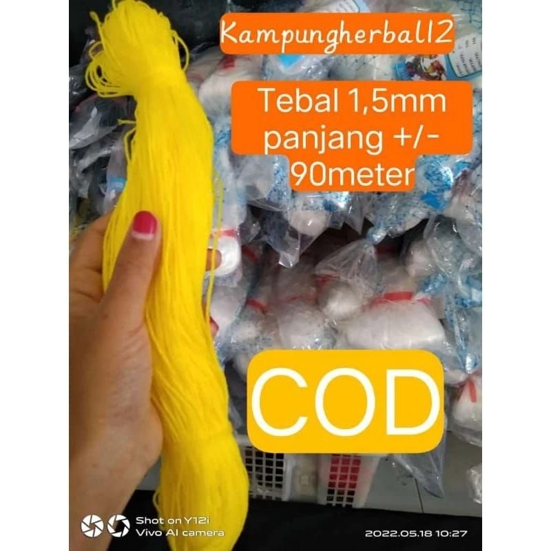 Jual tali tampar / tali layangan / tali jaring / tali PE / TALI 1,5 ...