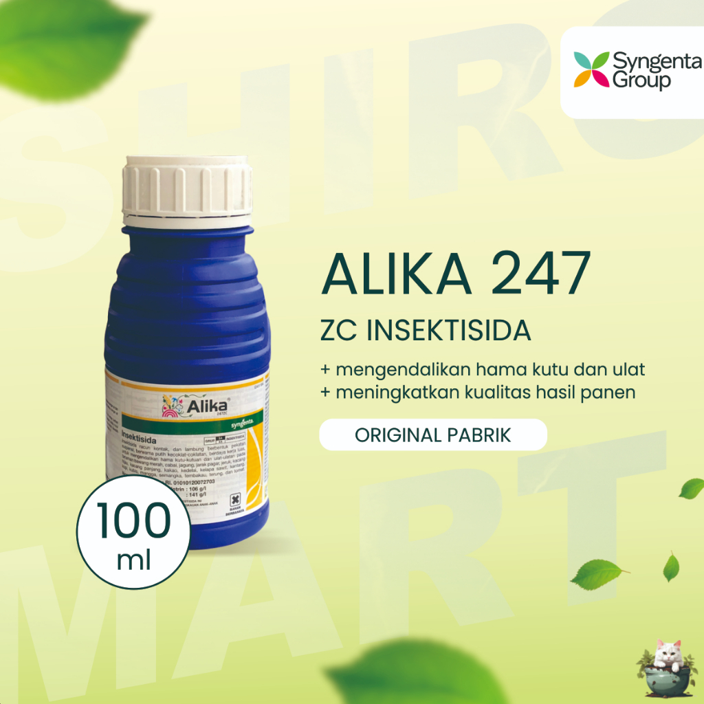 Jual Insektisida Alika 247ZC 100ml ORIGINAL ASLI 100% Pembasmi Hama ...