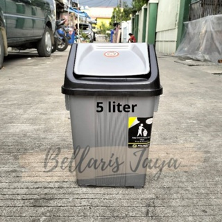 Jual MPW - Tempat Sampah 5 Liter / Tempat Sampah Plastik / Tempat Sampah + Tutup / Tempat Sampah ...