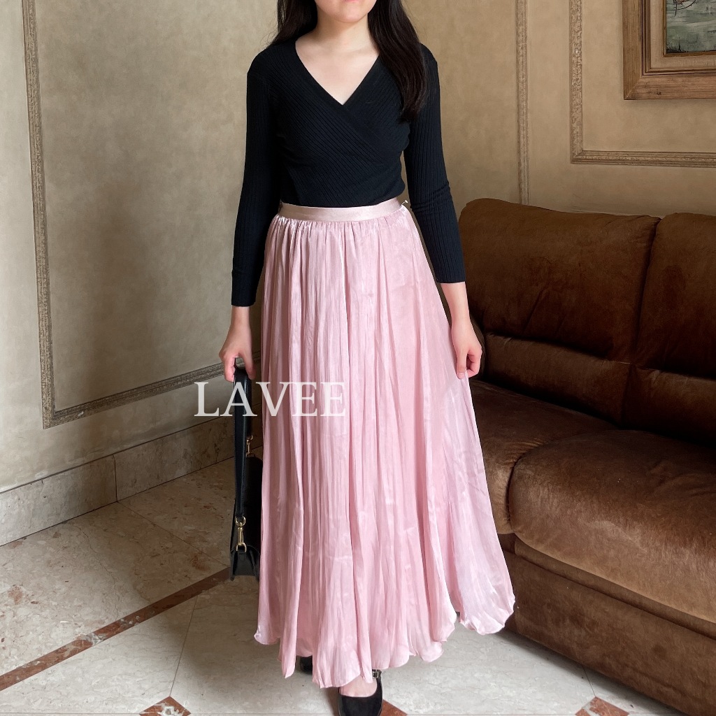 Jual LAVEE - Claudia Shimmer Skirt - LAVEE APPAREL / Rok Shimmer Maxi ...