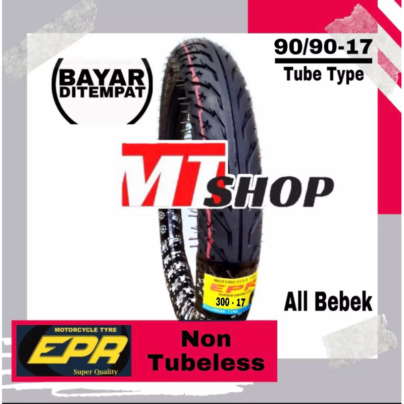 Jual Ban Motor Bebek Standar Size 90/90(300) Ring 17 Non Tubeless All ...
