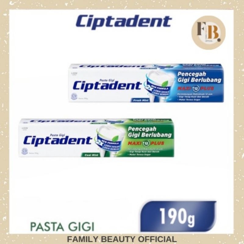 Jual Ciptadent pasta gigi maxi 12 plus 190 gr | Shopee Indonesia