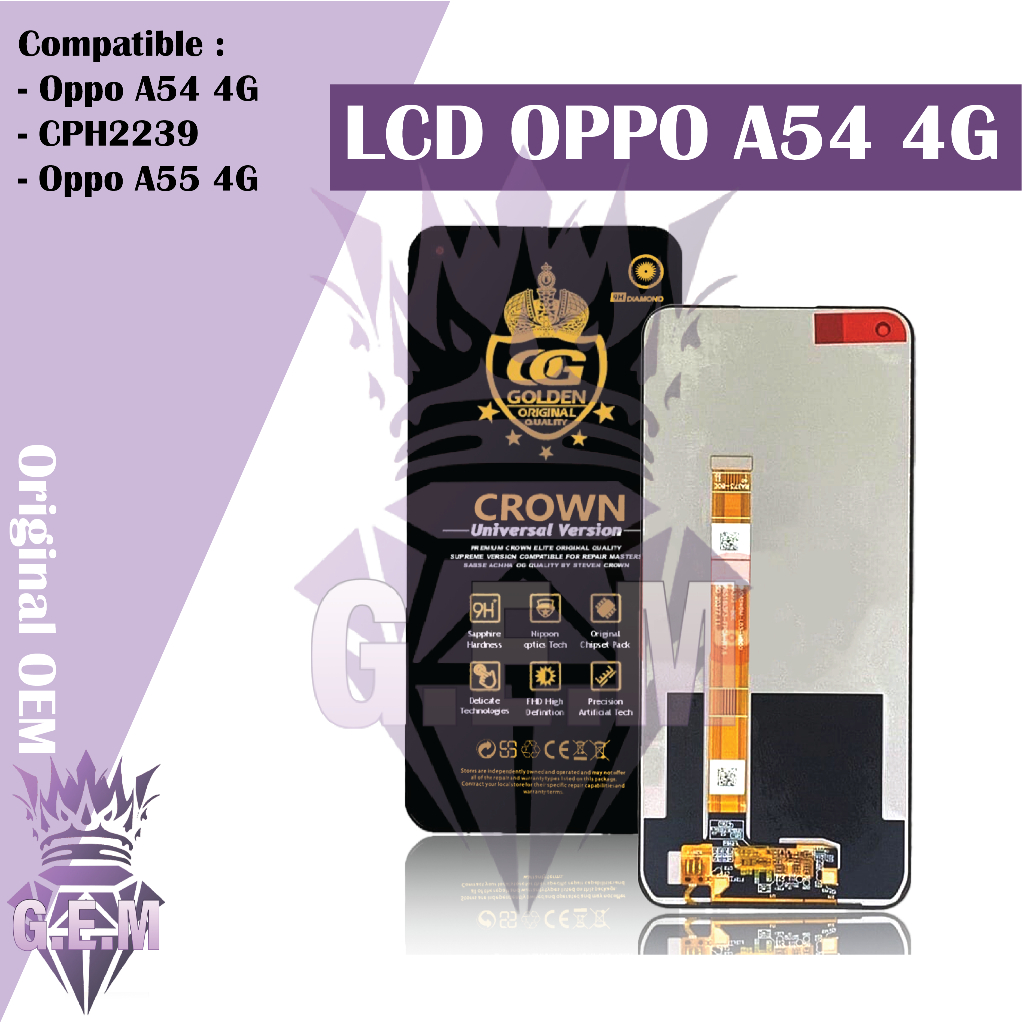Jual LCD OPPO A54 4G CPH2239 - OPPO A55 4G TOUCHSCREEN FULLSET COMPLETE ORIGINAL HIGH QUALITY ...