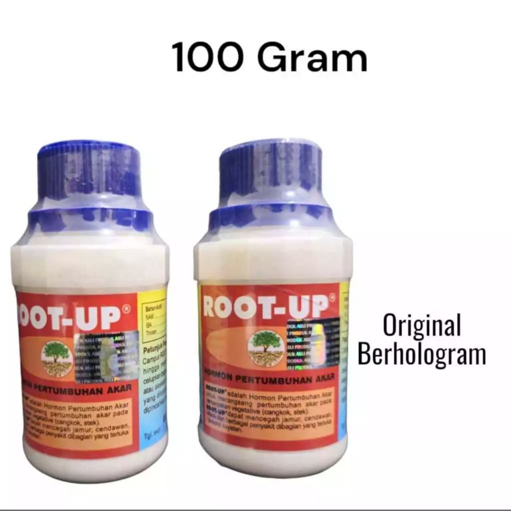 Jual ROOT UP Hormon Pertumbuhan Akar untuk merangsang akar 100gr ...