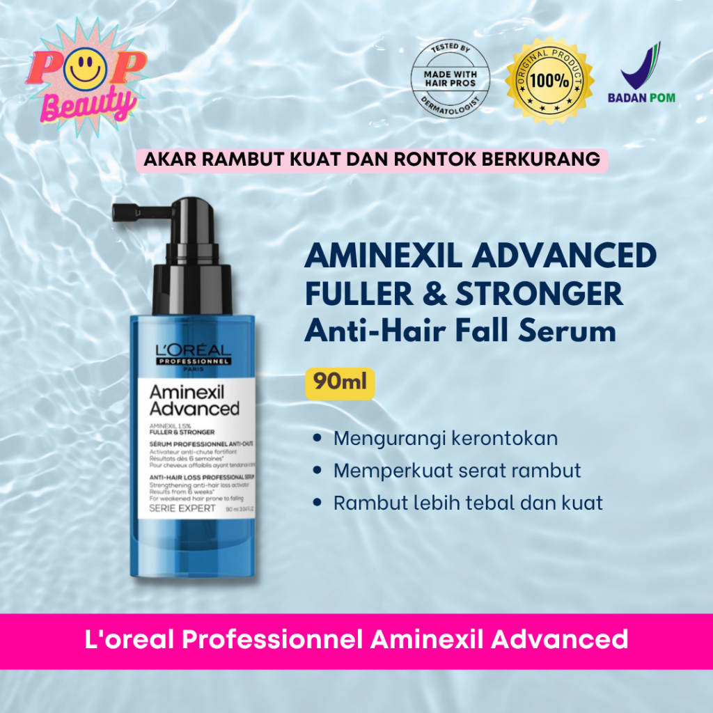 Jual Loreal Serie Expert Aminexil Advanced Fuller and Stronger Hair ...