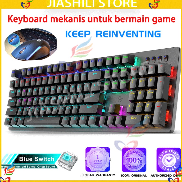 Jual Harga Bersahabat Jiashili KEYBOARD HP GAMING GK1RGB BLUE SWITCH ...