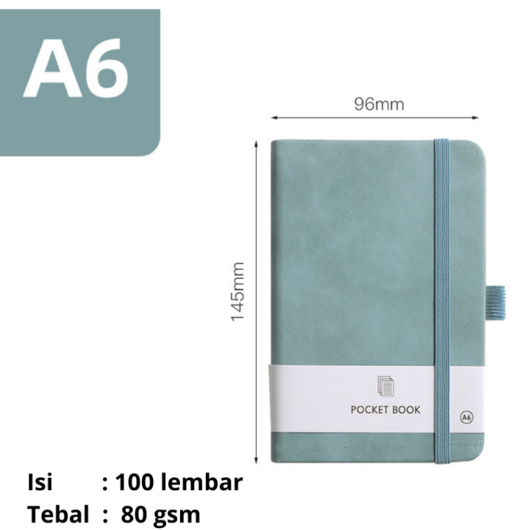 Jual MURMURE I NOTEBOOK COVER KULIT A7 A6 A5 BUKU DIARY CATATAN KECIL ...