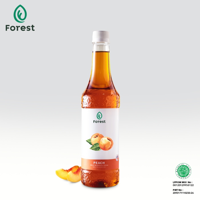 Jual FOREST SYRUP PEACH - Sirup Rasa Peach - 720 ml | Shopee Indonesia