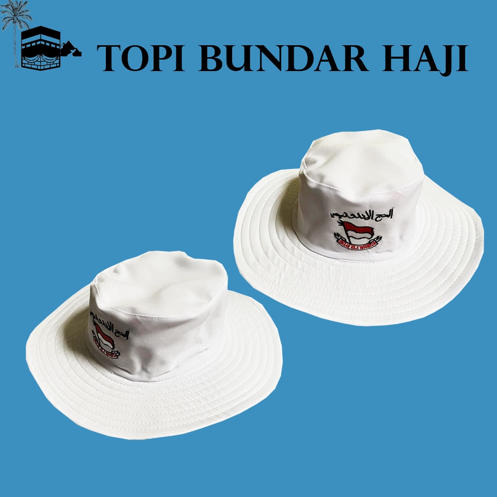 Jual Topi Bundar Wanita Exclusive Logo Bendera Perlengkapan Haji Umroh ...