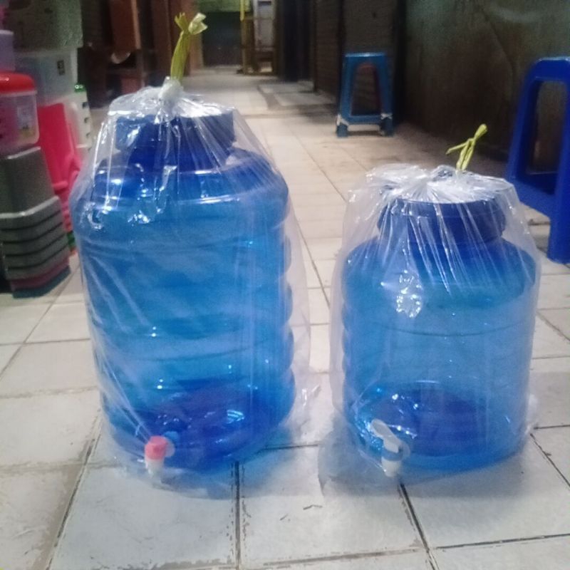 Jual galon minum /galon kran besar 19lt/galon kran sedang 12lt | Shopee ...