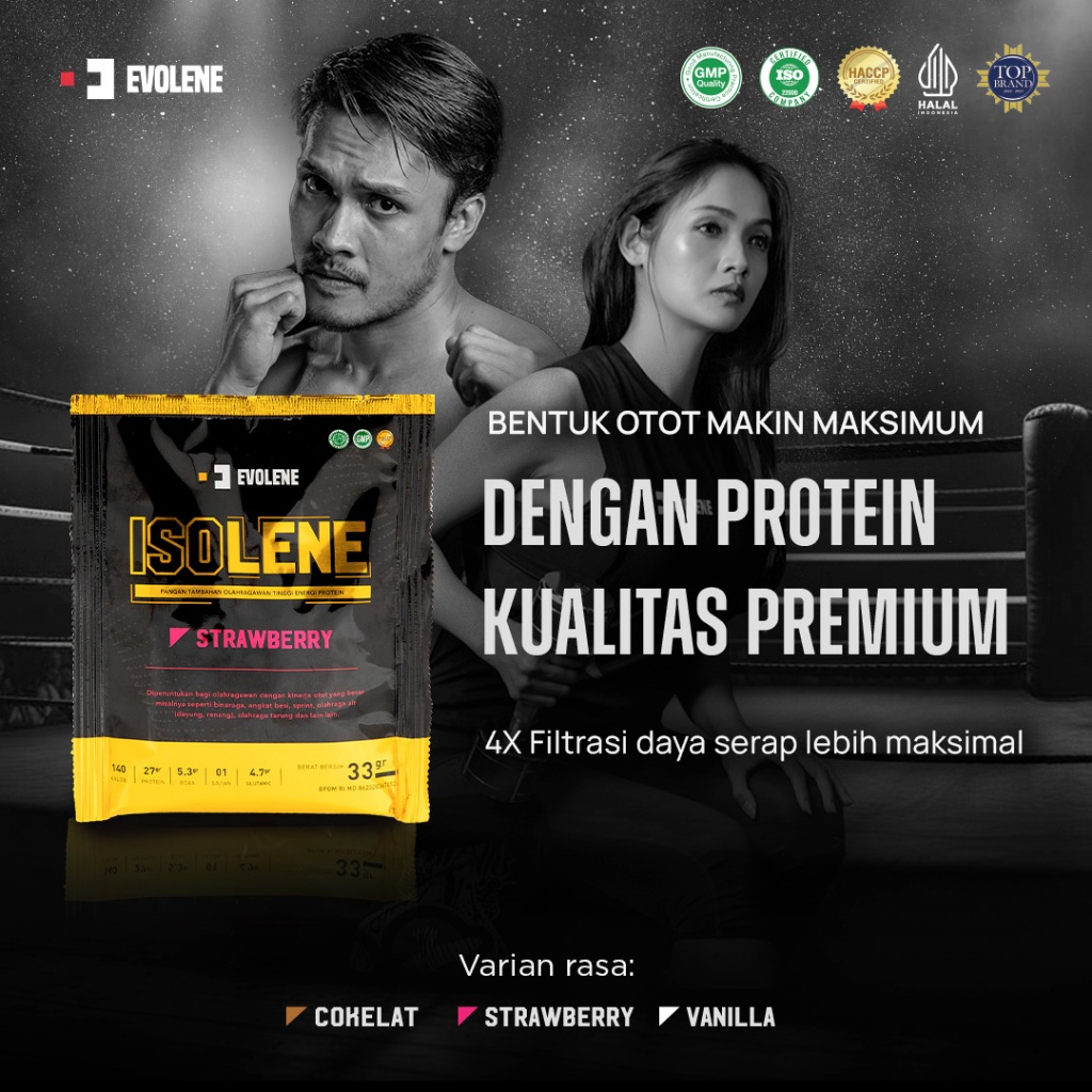 Jual Evolene Isolene Sachet - Suplemen Fitness - Suplemen Workout ...