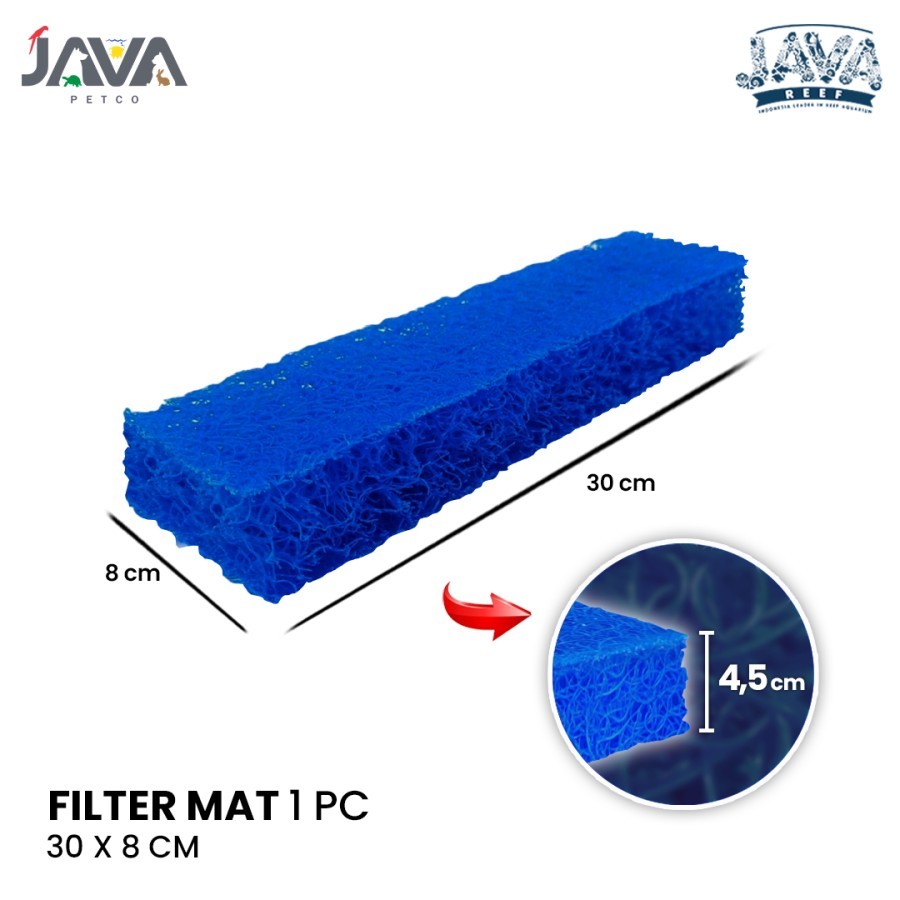 Jual JAVA Filter Hi-Density Media Filter/Biru/japmat Kolam Matt 30x8cm ...
