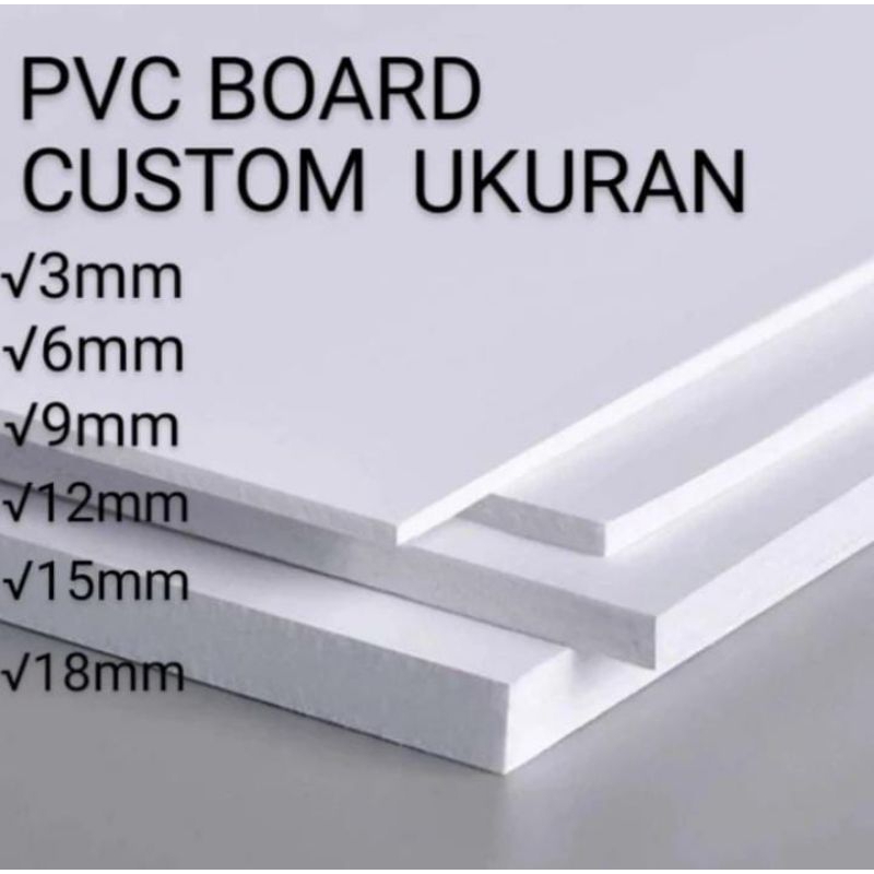 Jual PVC foam board/pvc foam board costum ukuran | Shopee Indonesia