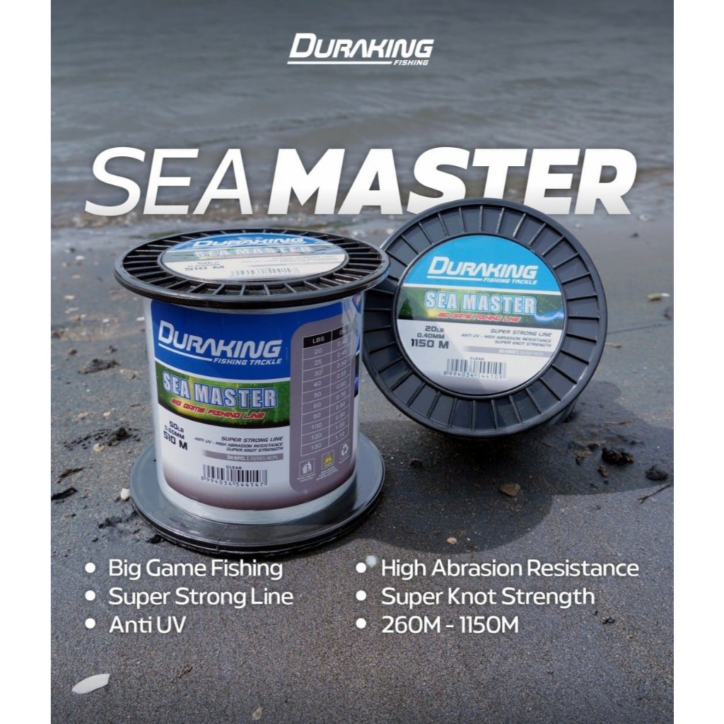 Jual Senar Pancing Duraking Sea Master Warna Clear Anti UV HIGH ...