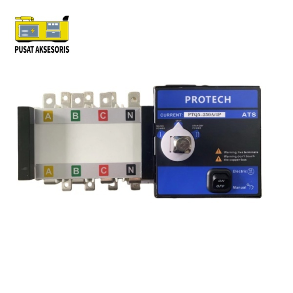 Jual Ats 4p 250a Ats Dual Power Automatic Switch Pln Genset Ats 250a 4p ...