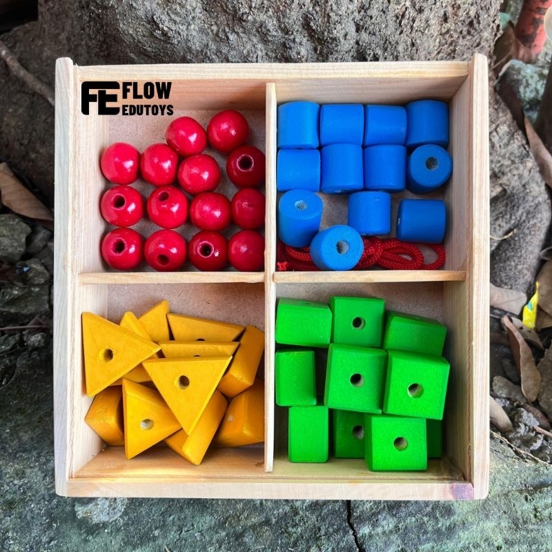 Jual Meronce Geometri Kayu Isi 50 pcs | Shopee Indonesia