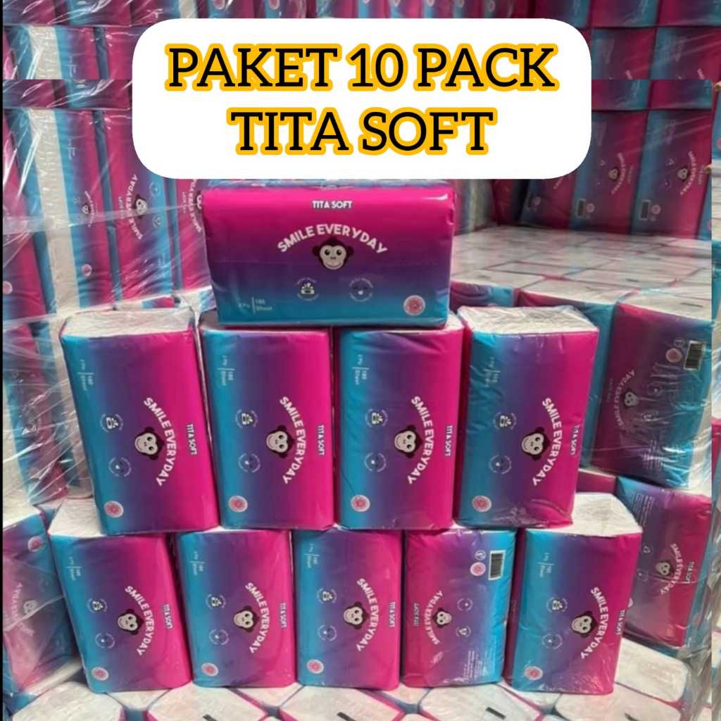 Jual [PAKET 10 pack] TISSUE MURAH / TISSUE EXTRA LEMBUT 2ply 180 SHEETS ...