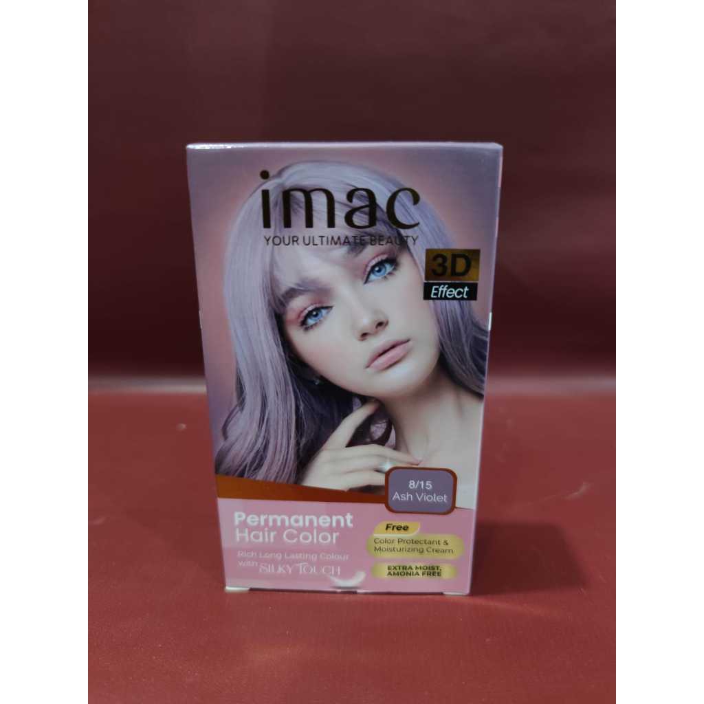 Jual Imac Hair Color ASH Violet 70ML | Shopee Indonesia